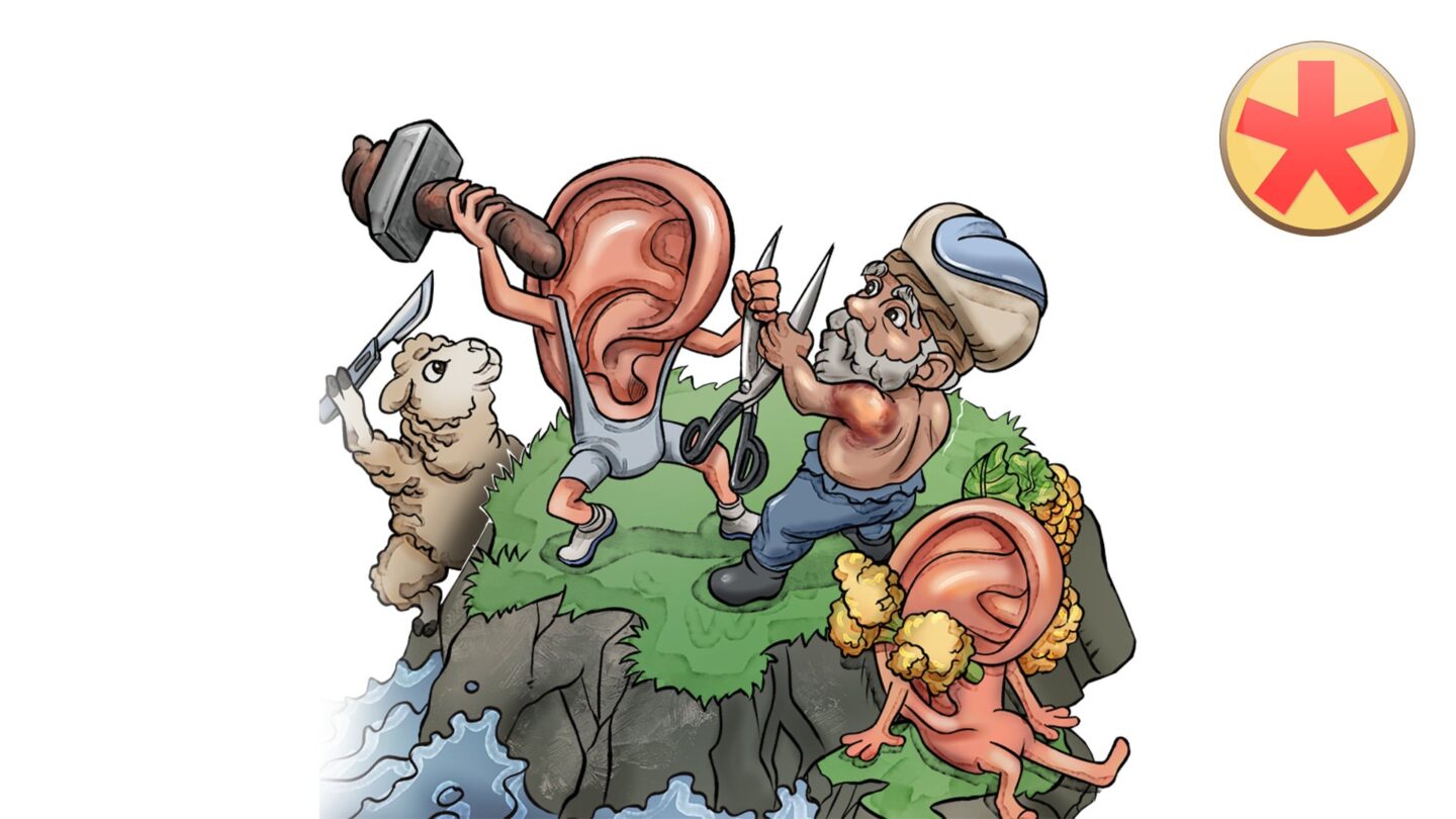 Othämatom - lernen mit den Eselsbrücken von Meditricks: Pharmazie